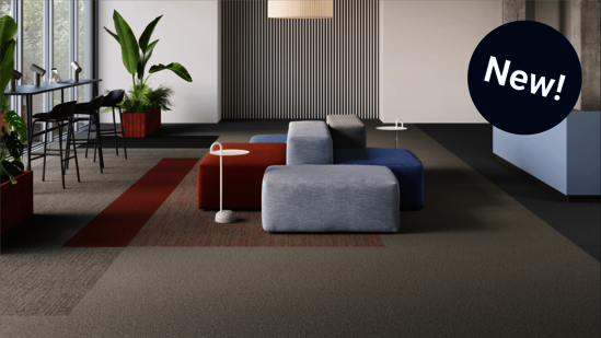 DESSO Essence Pure carpet tiles: New Vibrant Accent Colours